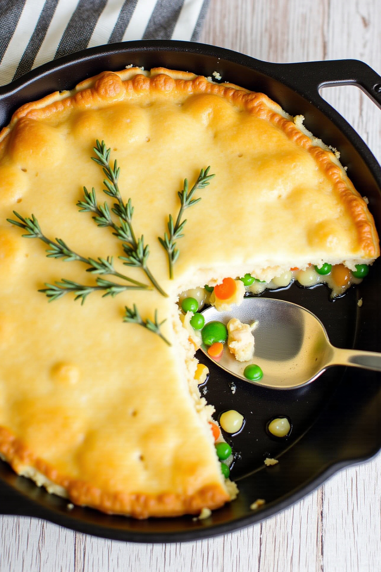 One-Skillet Paleo Chicken Pot Pie: A Wholesome Comfort Classic ...
